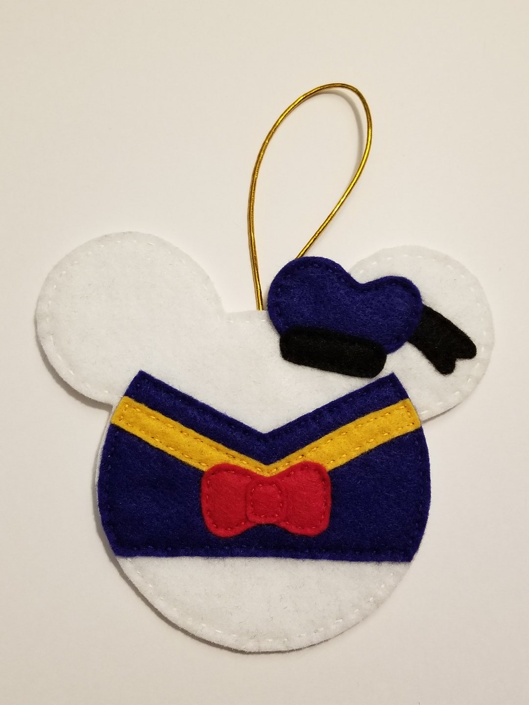 Donald Duck Ornament/ Christmas Décor/ Felt Ornament - Etsy