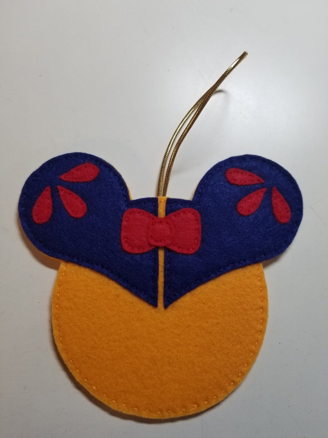 Hand Stitched Snow White Felt Ornament, Holiday Decor - Etsy