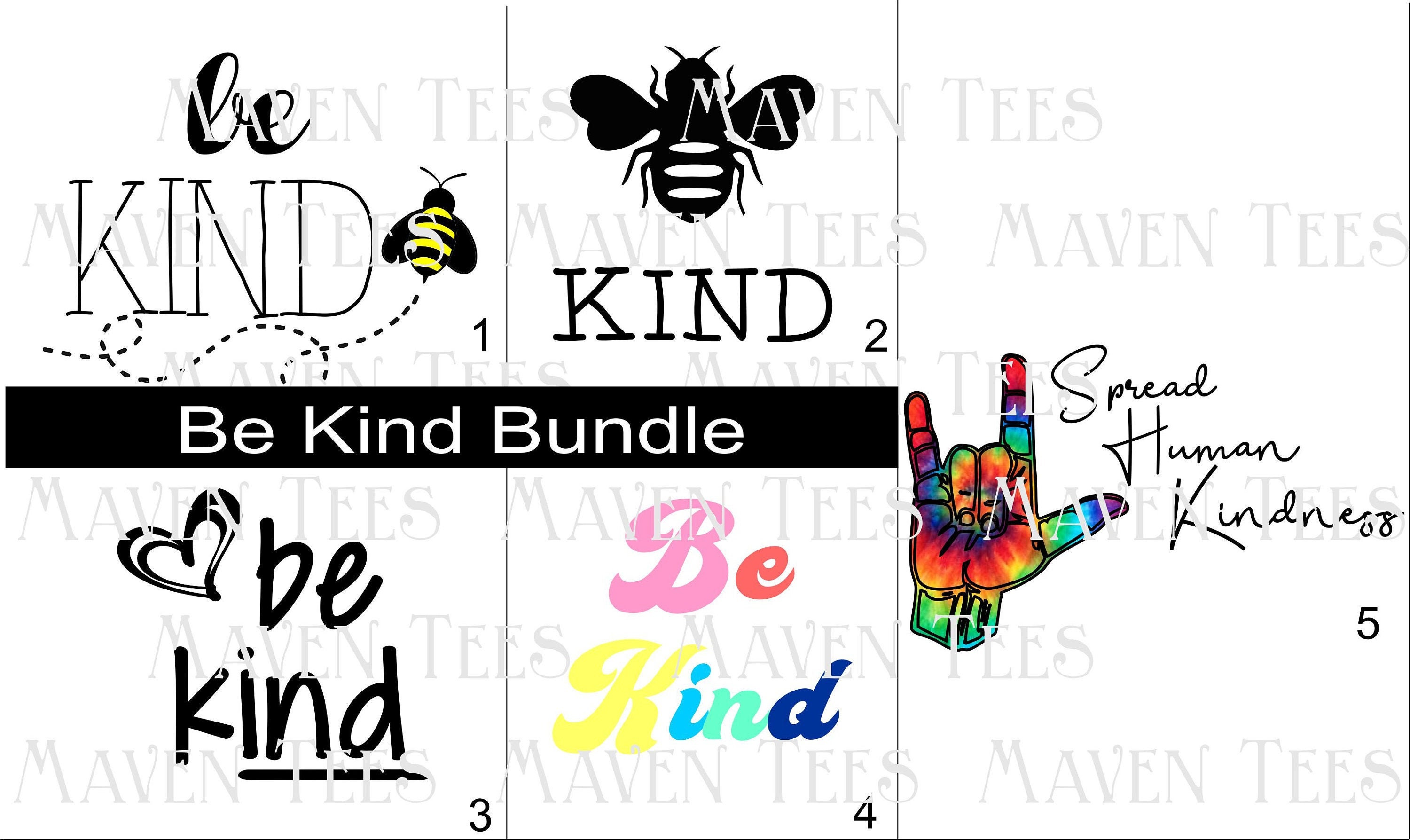 Be Kind Svg, Be Kind Bundle, Mom Life, Be Kind, Be Kind Sign, Bee Kind ...