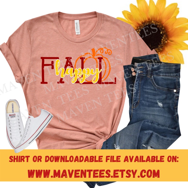 Happy Fall, Fall Svg, Fall Png, Fall Leaves, Pumpkin Clipart, Halloween ...