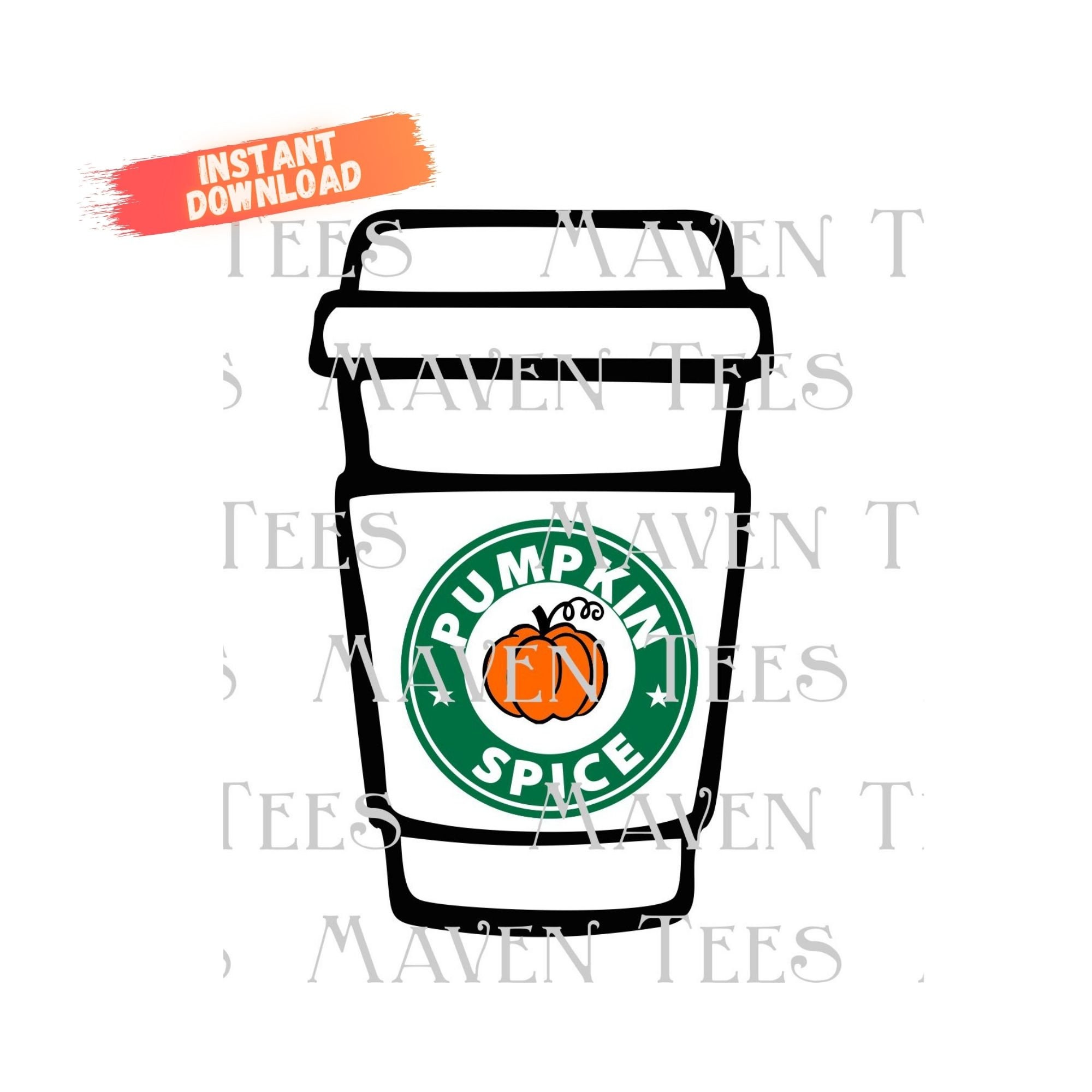 PSL Cup, Fall Design, Pumpkin Spice Latte, Fall Svg, Fall Clipart ...