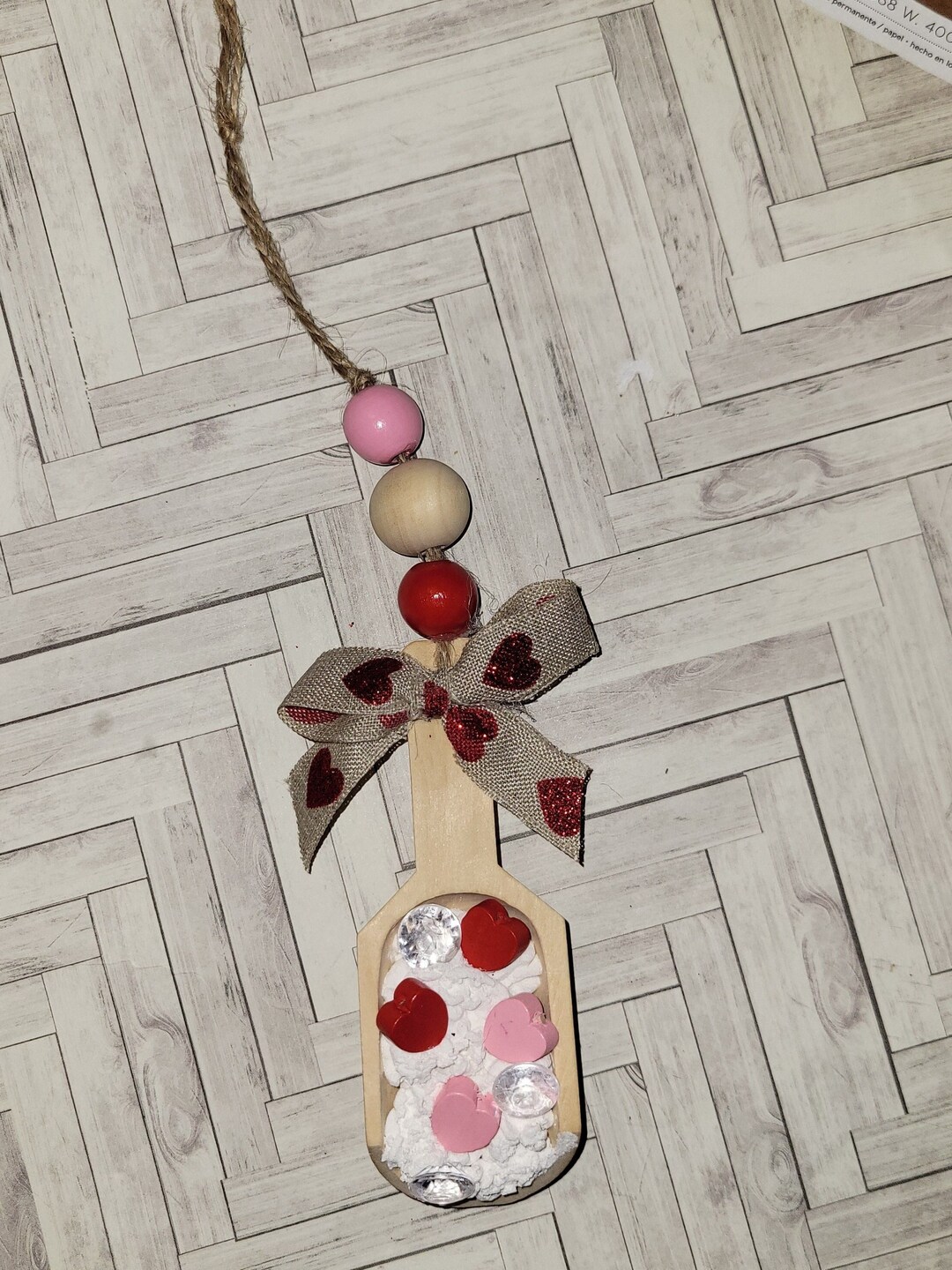 Valentines Scoop, Valentines Decor, Tiered Tray Decor, Decorative Scoop ...