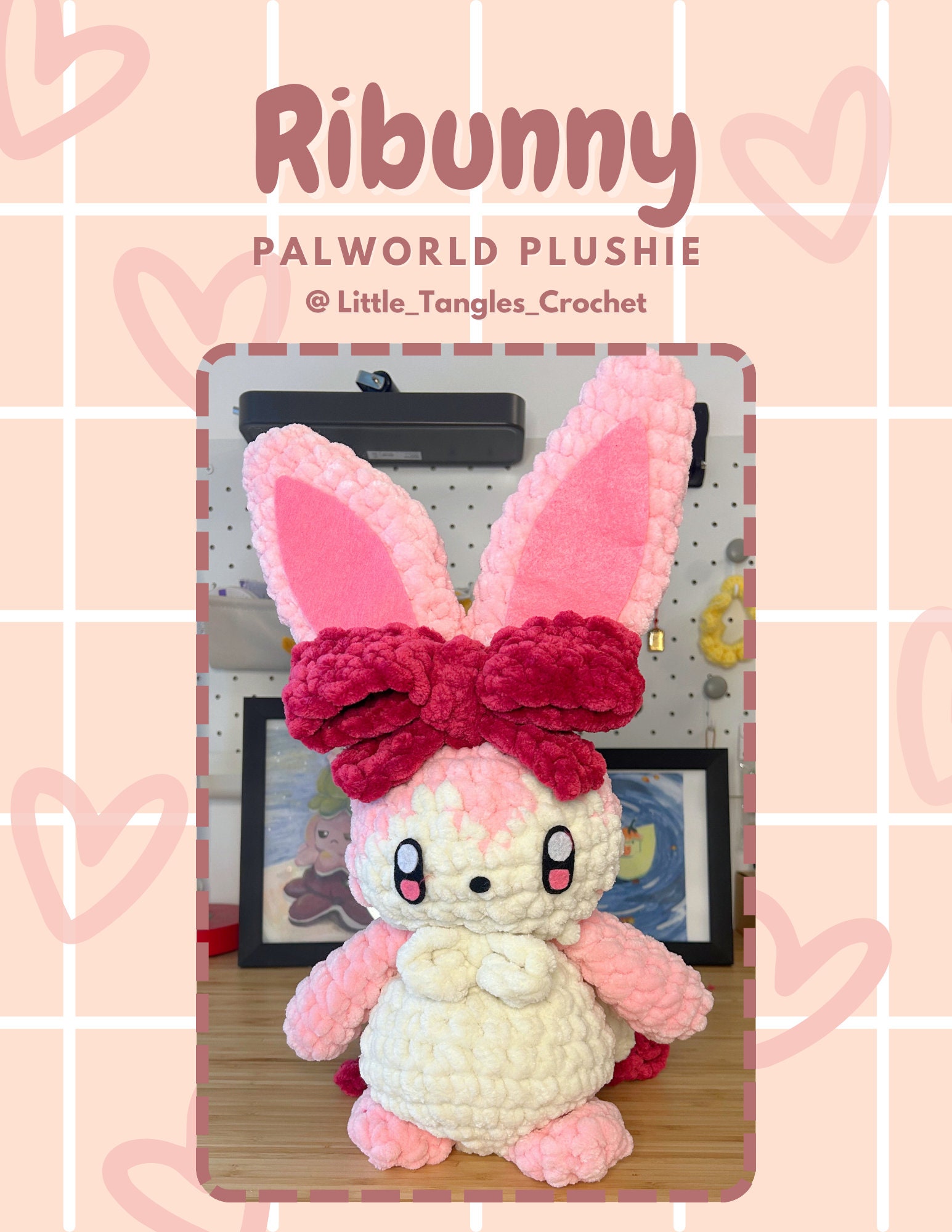 Palworld Ribunny Crochet Pattern. PDF Pattern for Amigurumi in English ...
