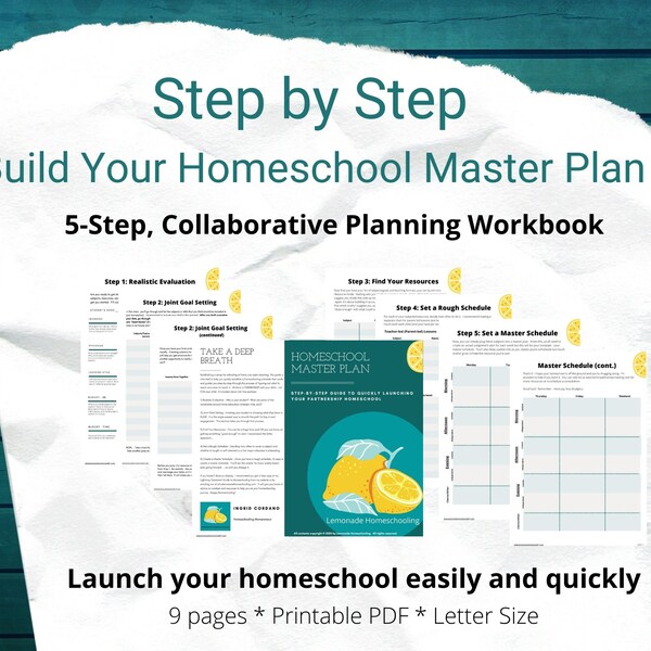 Homeschool Master Schedule - Etsy