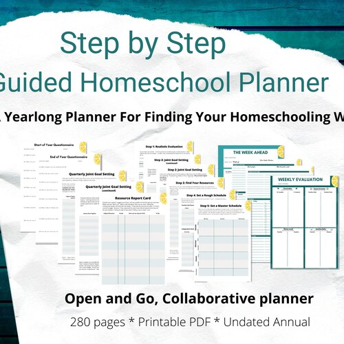 A5 Homeschool Planner | Etsy