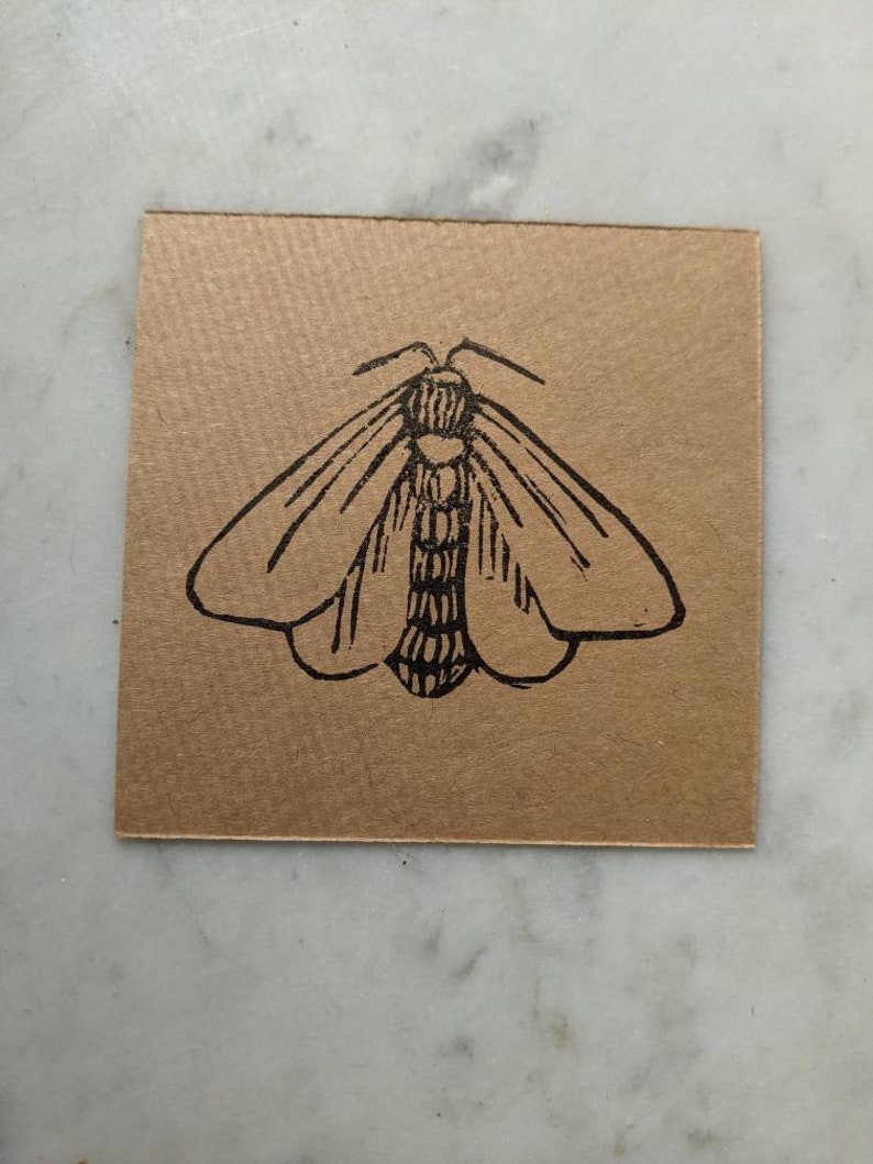 Bundle Mini Linocut Prints 3x3 Handprinted | Etsy