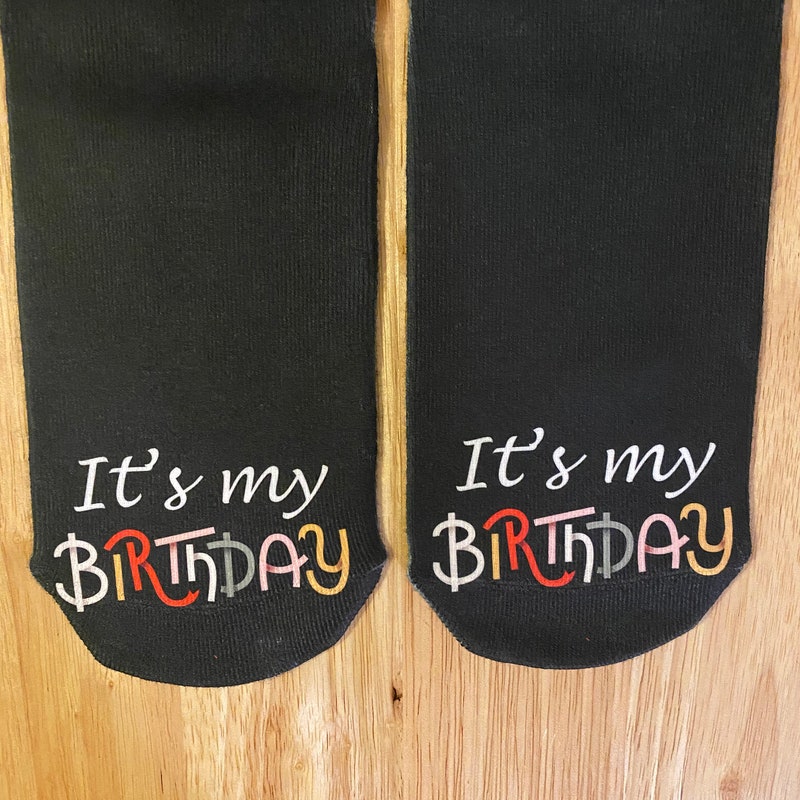 Birthday Socks - Etsy