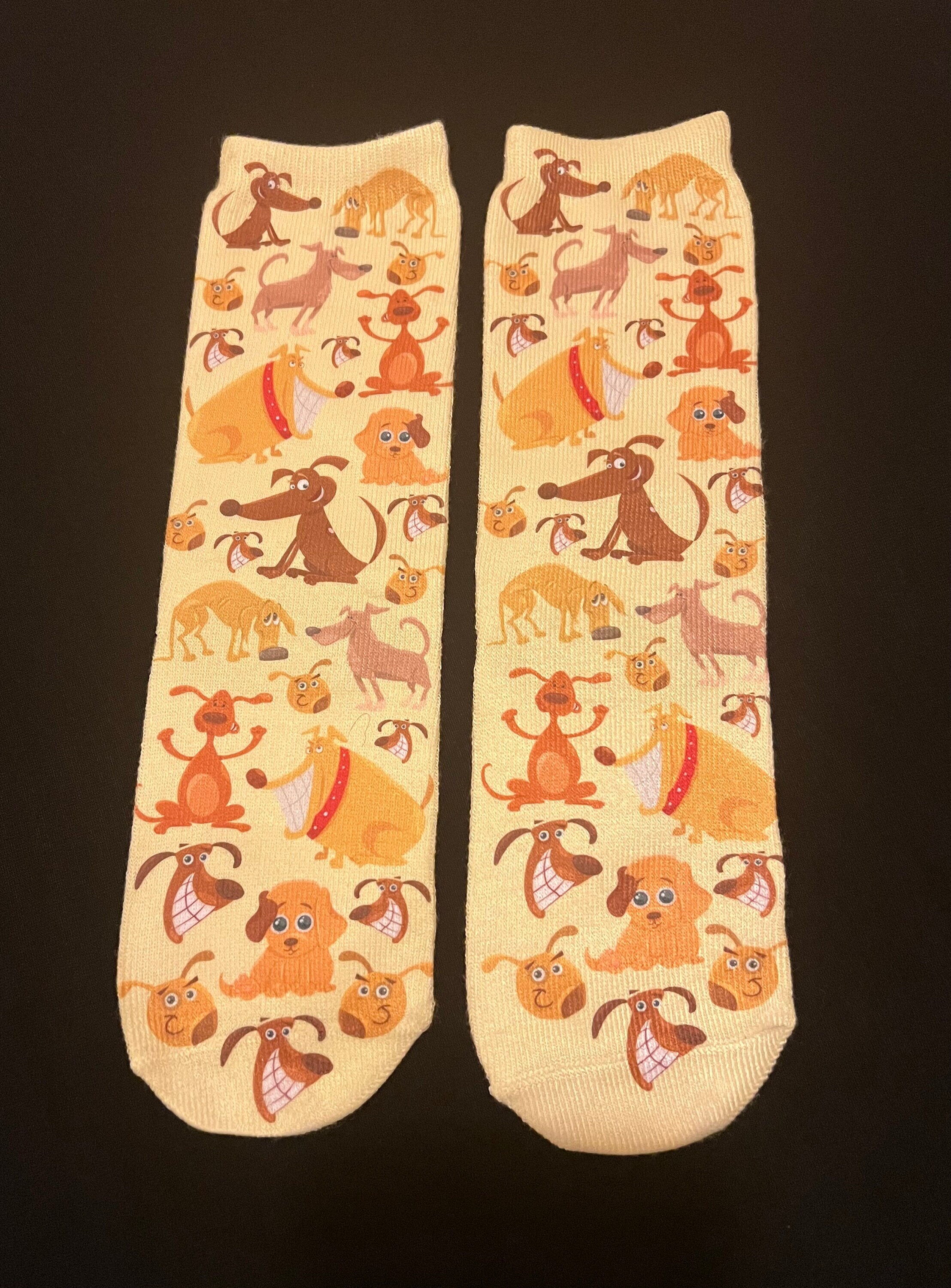 Silly Dogs Adult and Youth Socks - Etsy