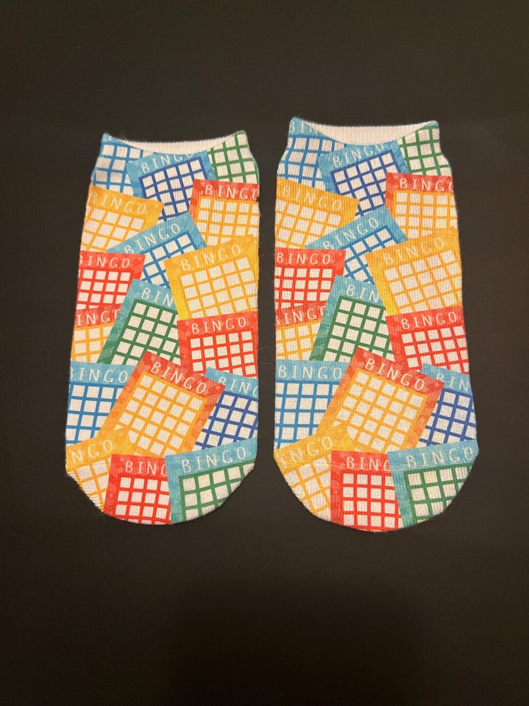 Bingo Card Adult and Kids Socks - Etsy