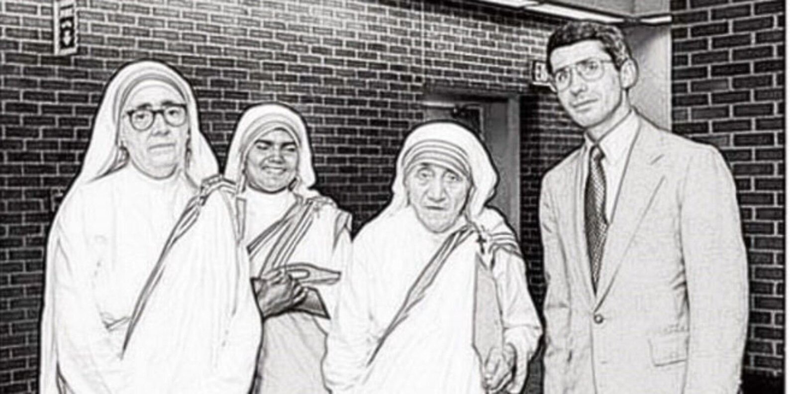 Dr. Fauci & Mother Teresa 1997. Mother Teresa was canonized | Etsy