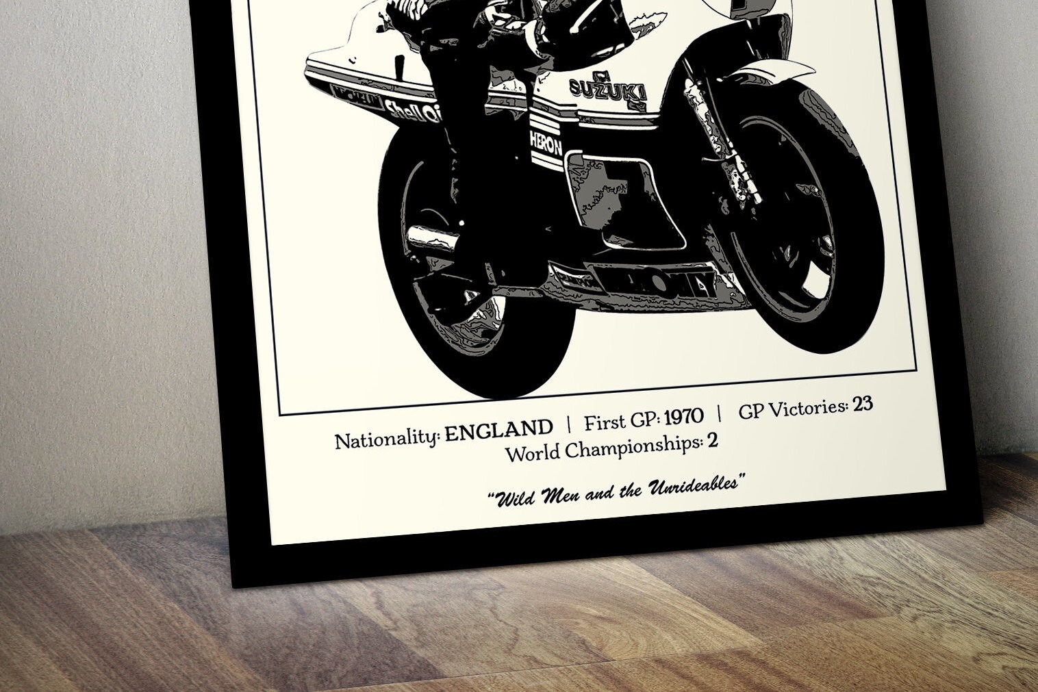 Barry Sheene Two Stroke Classic 500 Motogp Art Poster Print - Etsy