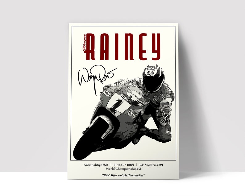 Wayne Rainey Two Stroke Classic 500 Motogp Art Poster Print - Etsy Ireland