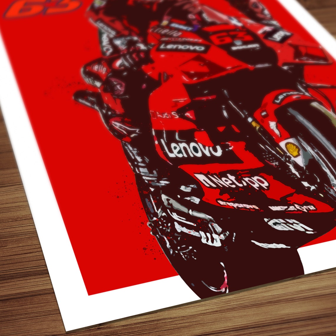 Francesco Bagnaia Ducati Motogp Wall Art Poster Print - Etsy Australia