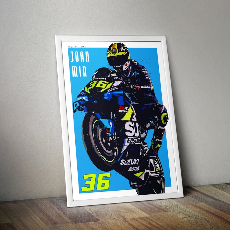 Joan Mir Suzuki Motogp Art Poster Print - Etsy