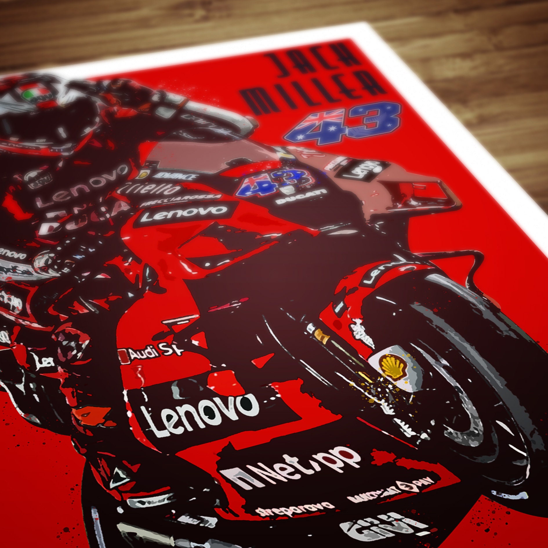 Jack Miller Ducati Motogp Wall Art Poster Print - Etsy UK