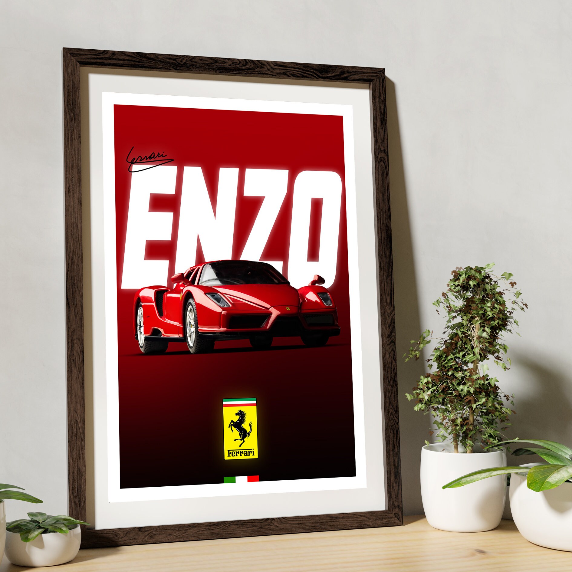 Ferrari Enzo Supercar Poster Print - Etsy