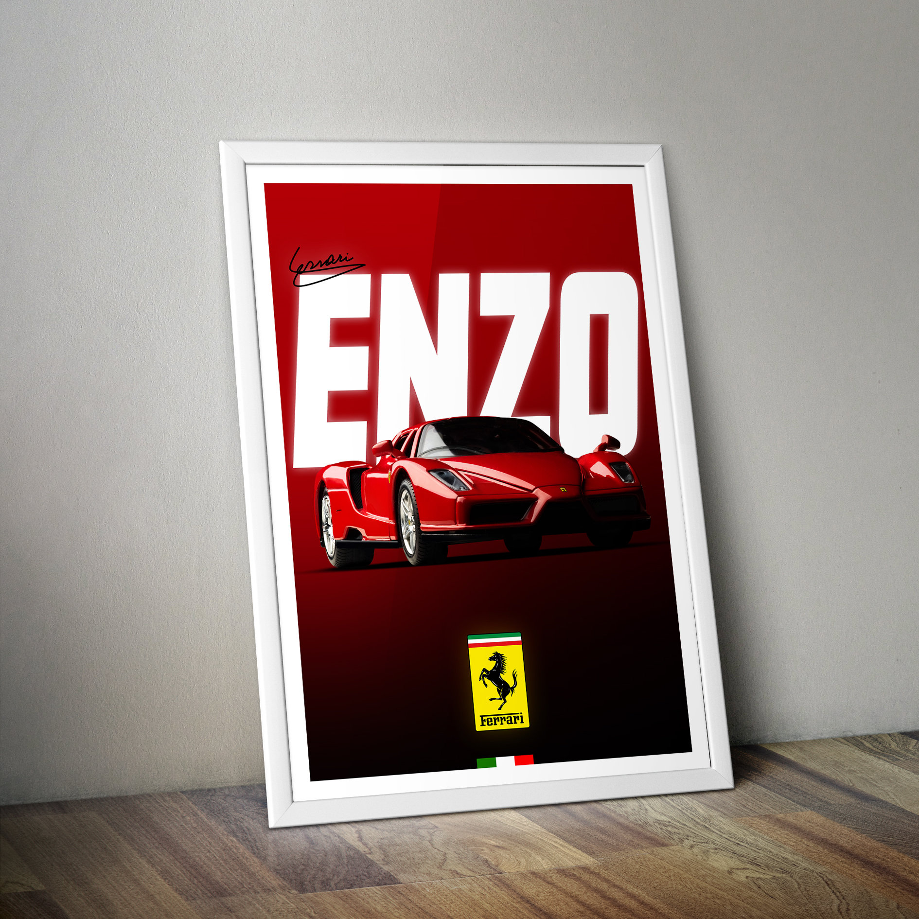 Ferrari Enzo Supercar Poster Print - Etsy
