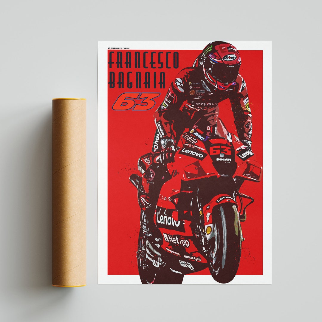 Francesco Bagnaia Ducati Motogp Wall Art Poster Print - Etsy Australia