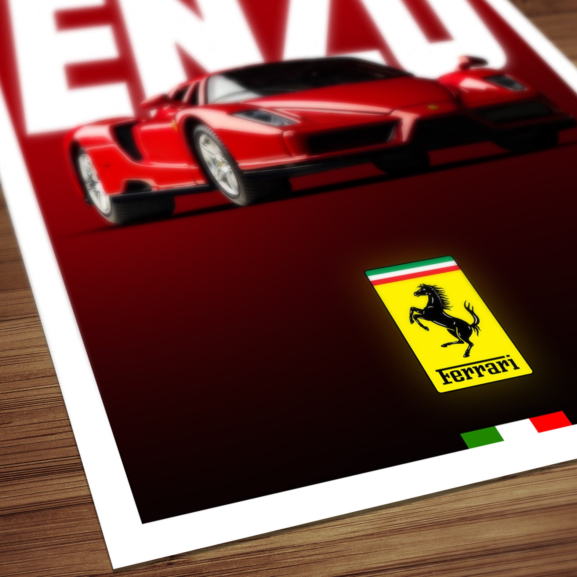 Ferrari Enzo Supercar Poster Print - Etsy