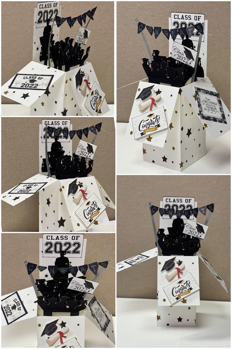 Graduation Pop up Card Class of 2022 - Etsy