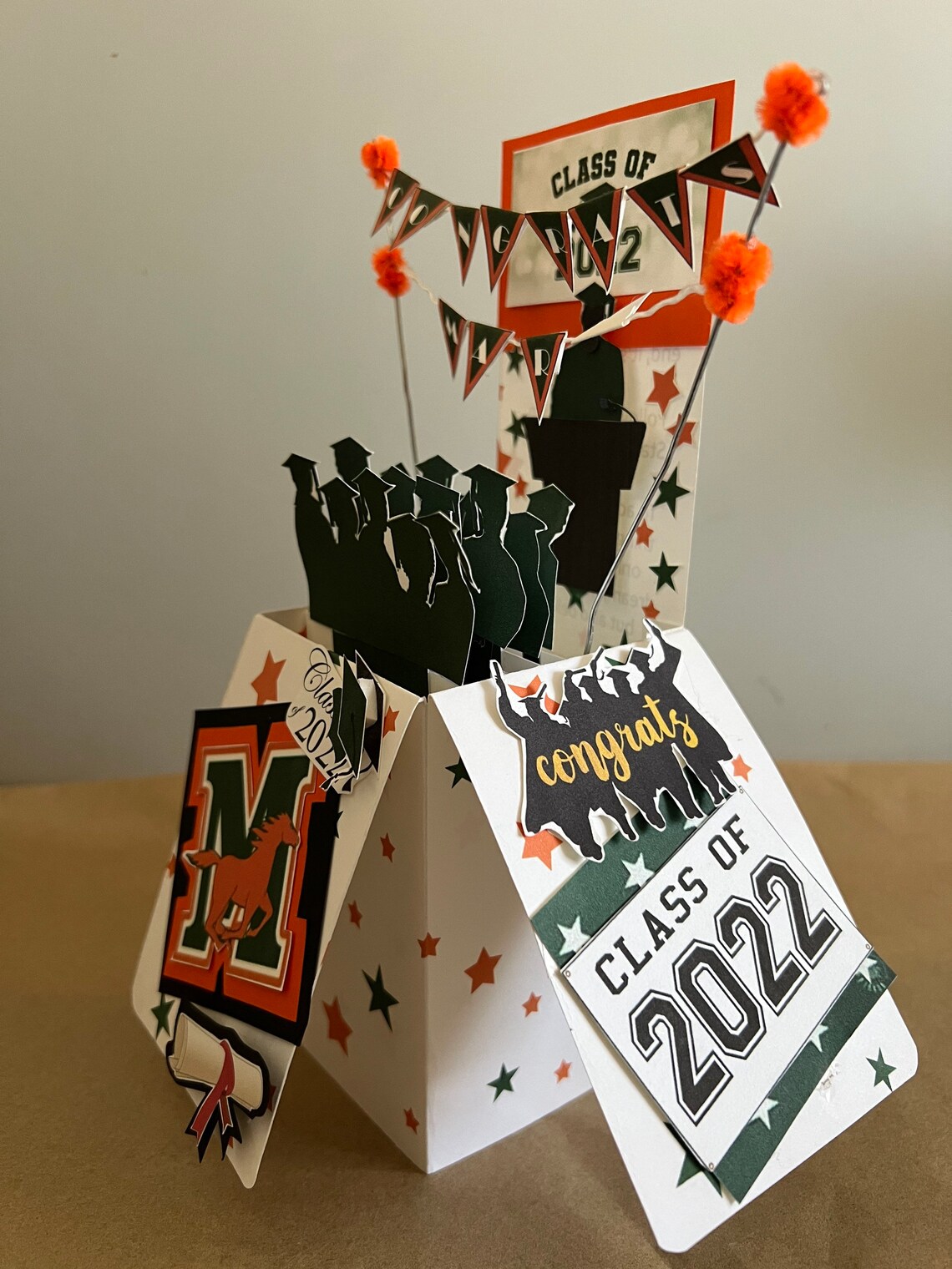 Graduation Pop up Card Class of 2022 - Etsy
