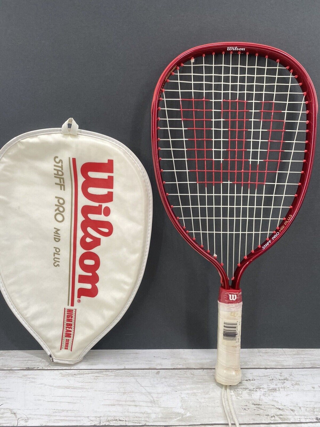 Vintage Wilson Staff Pro High Beam Series Red Racquet Racket XS T9126 W ...