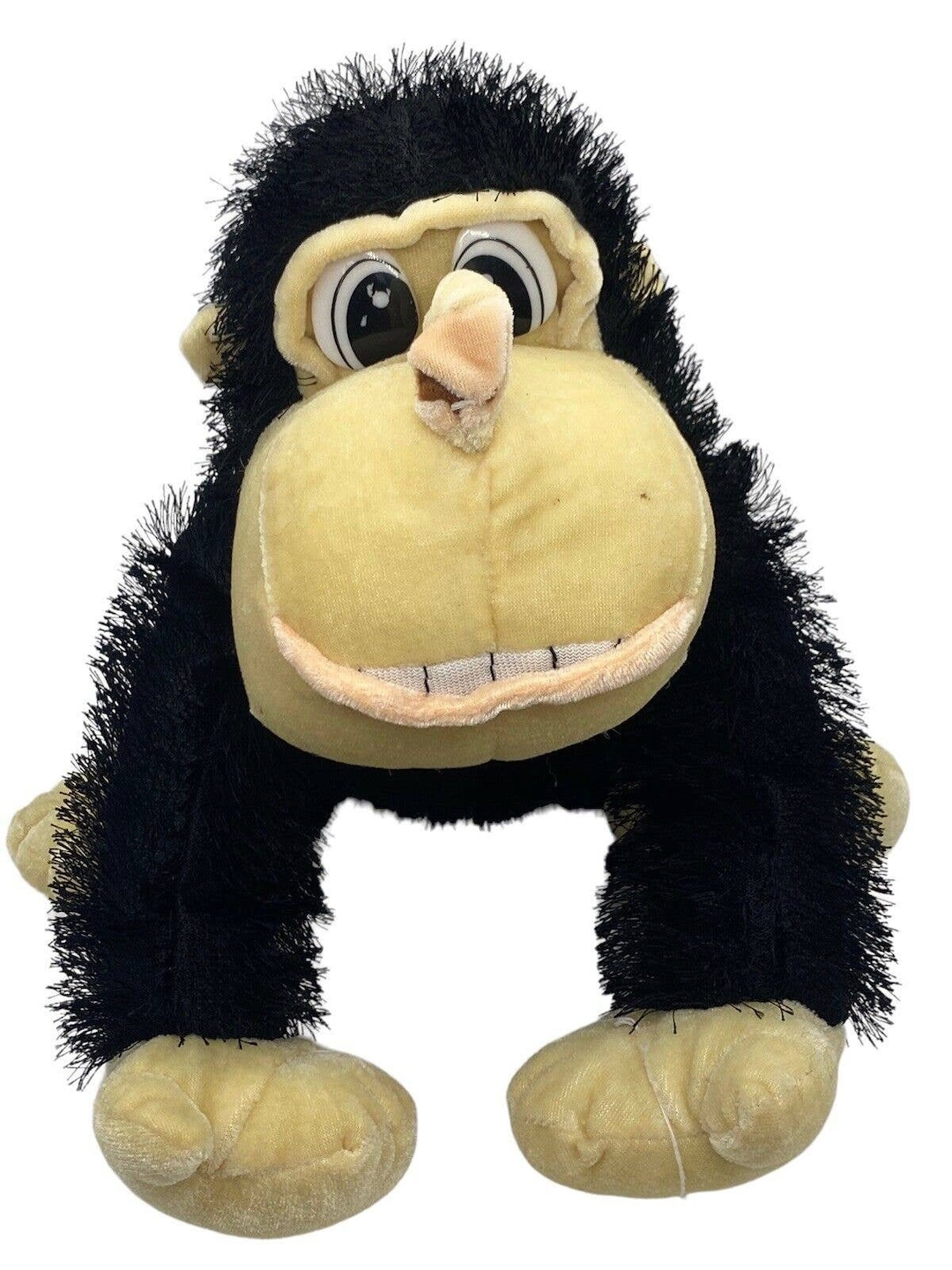 Vintage Gorilla Black Fuzzy Stuffed Plush Animal Toy by Ideal Toys ...