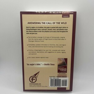 Foghorn Outdoors Washington Fishing Paperback Book by Terry Rudnick - Etsy