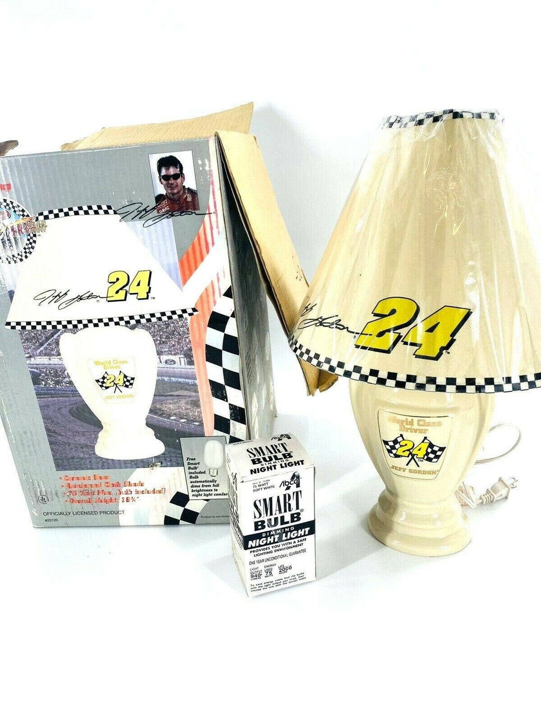 Jeff Gordon Racing #24 World Class Trophy Team Lamp RARE NOS Nascar ...