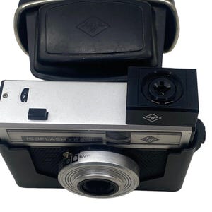 Vintage 1950s AGFA Germany Isoflash Rapid Camera W/case Photography ...