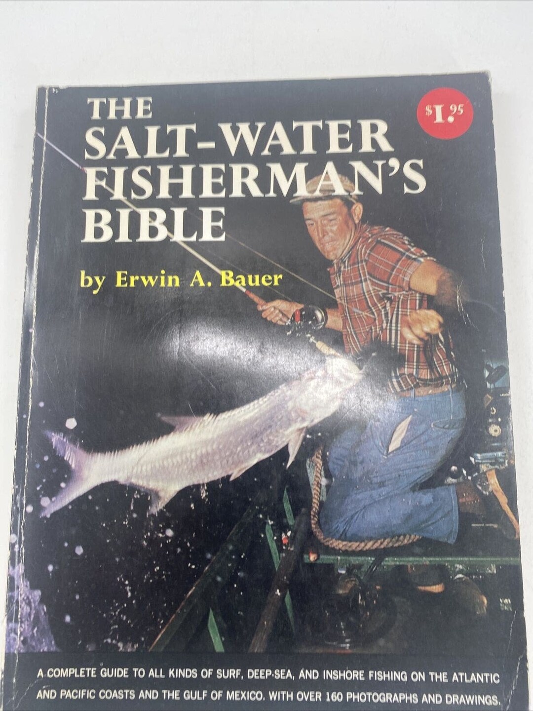 Vintage the Salt Water Fisherman's Bible Erwin A Bauer Doubleday ...