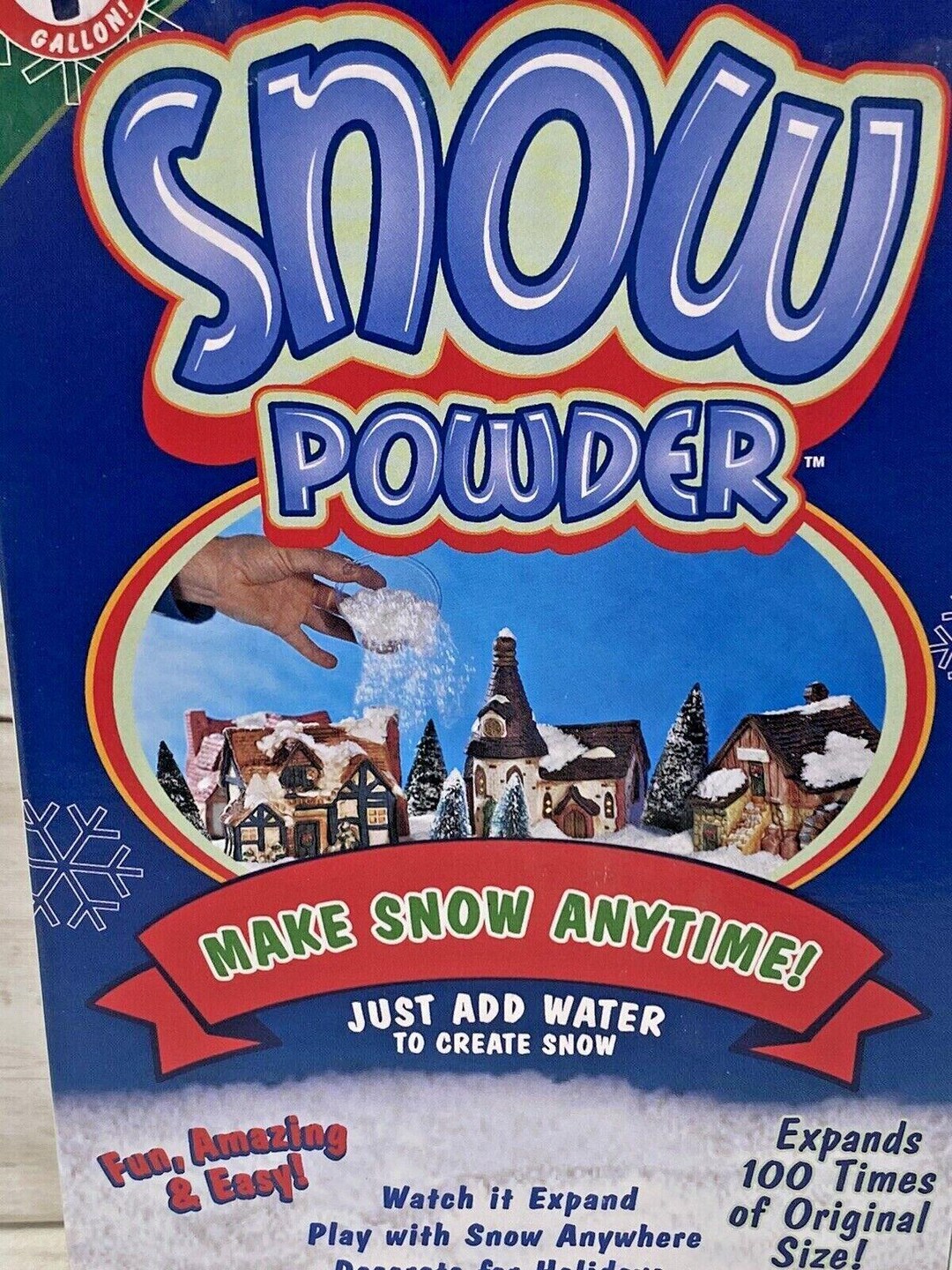 Instant Christmas Snow Powder Just Add Water Great Kids Science Holiday ...