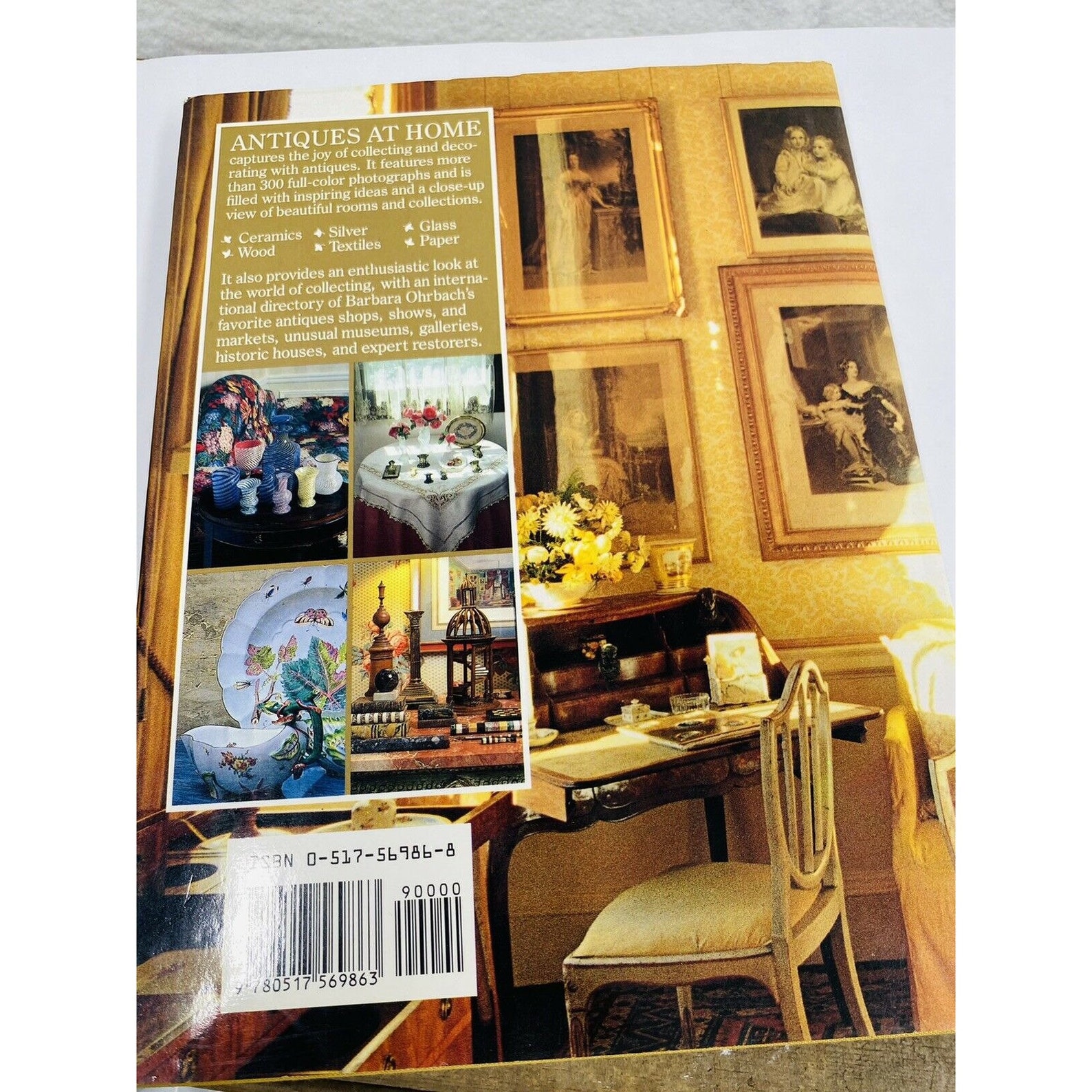 Antiques at Home by Barbara Milo Ohrbach 1st Edition Reference Book HC ...
