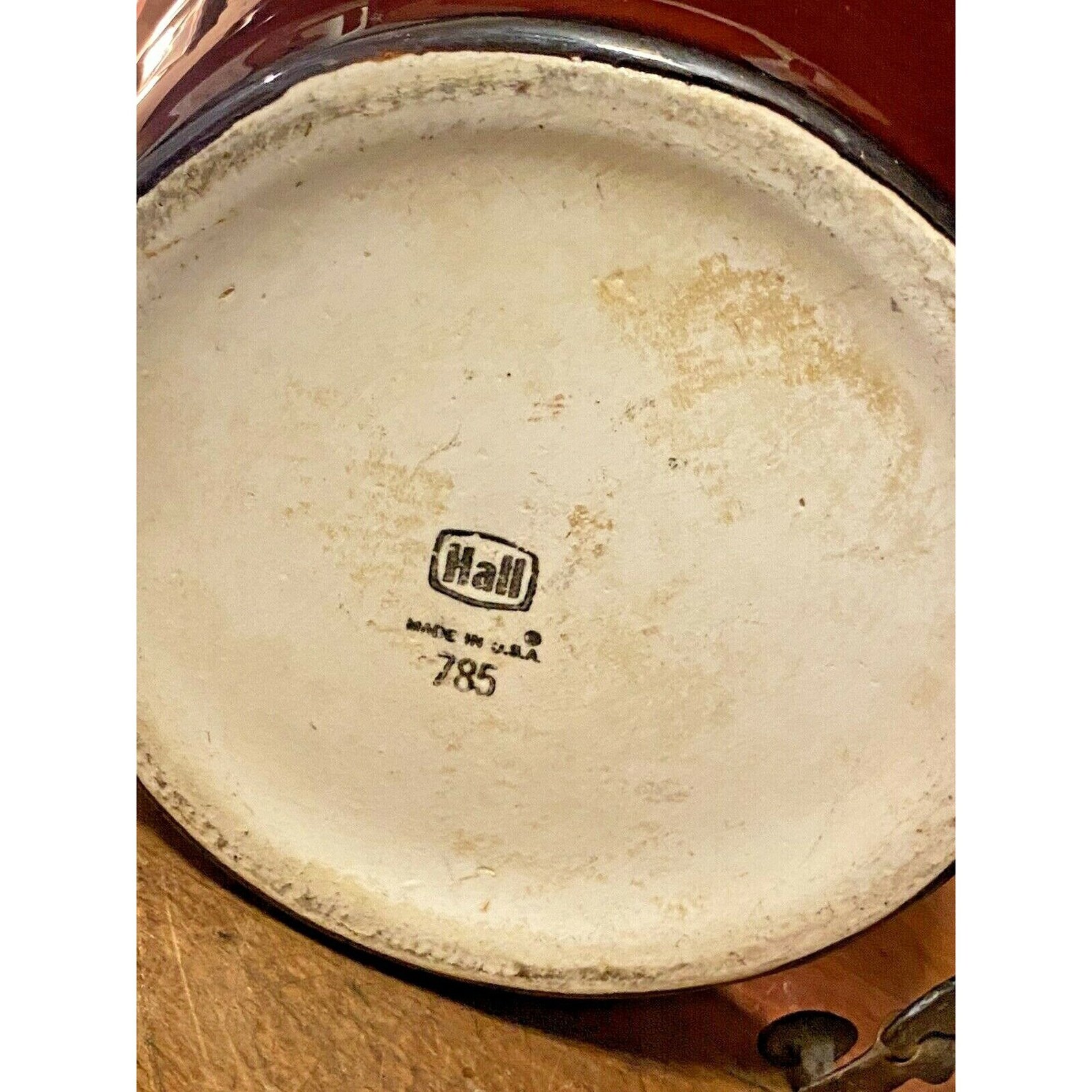 Vintage Hall China Brown Glazed 2 Handled 785 2 Quart Bean | Etsy