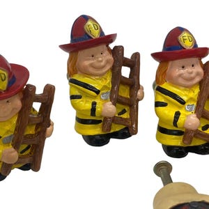 Firemen Firefighter Fireman & Fire Hat Drawer Pulls Drawer Knobs LOT of ...