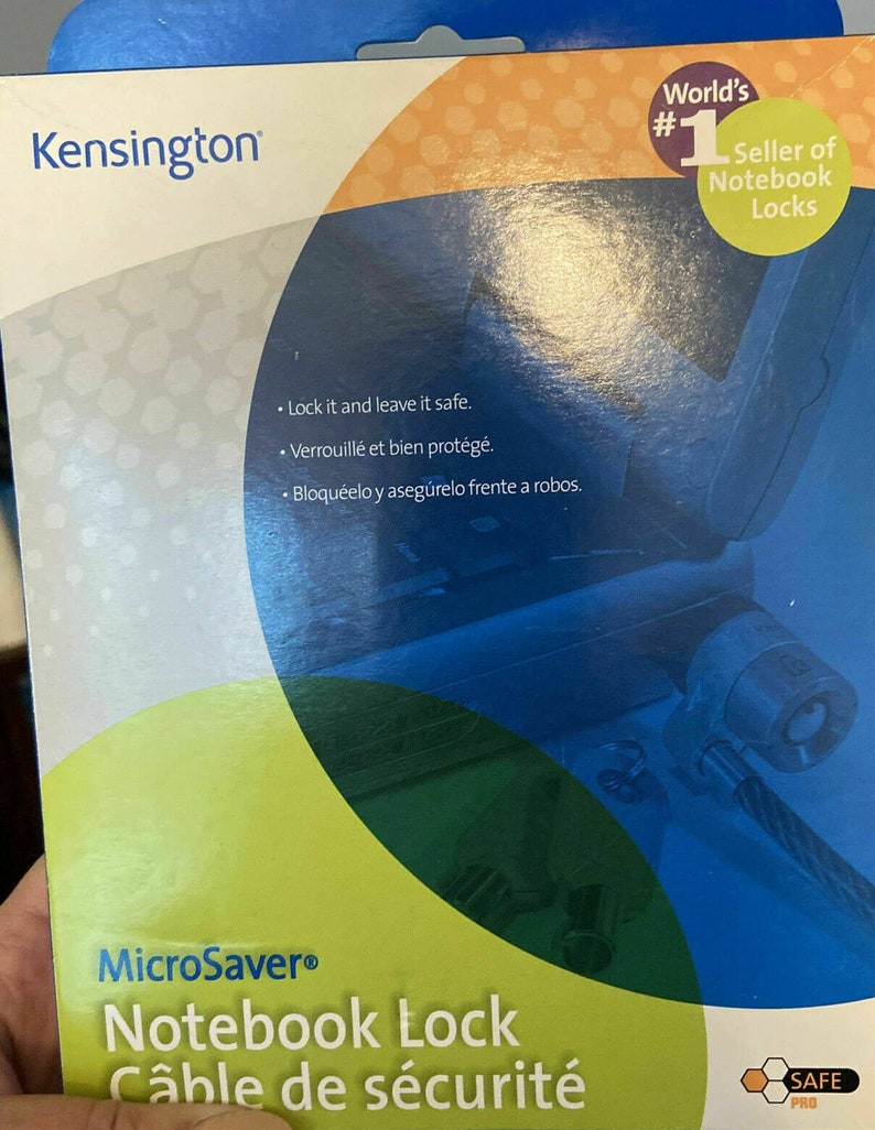 Kensington Microsaver Notebook Lock Laptop Security Cable 64068 NEW - Etsy