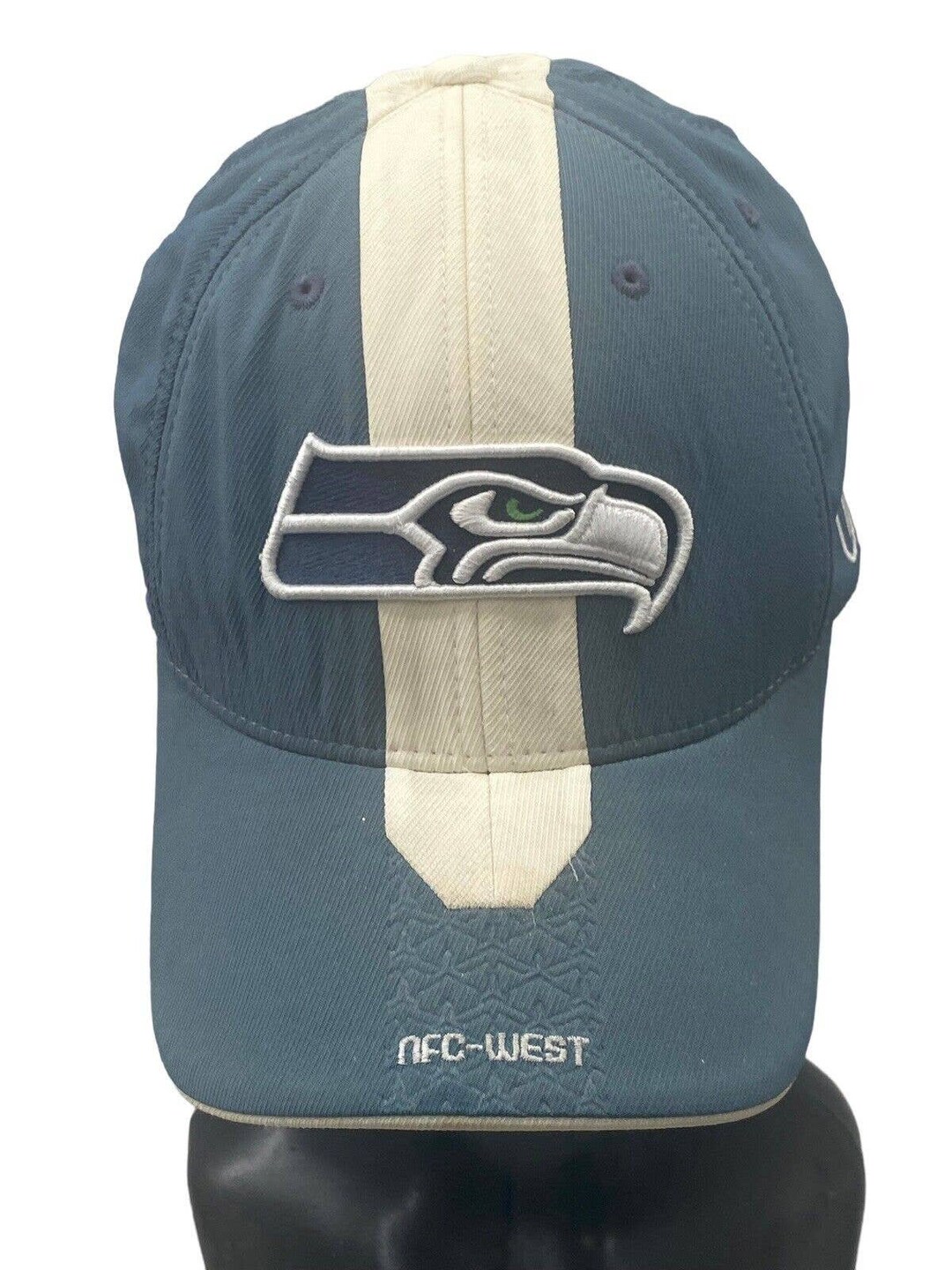 Seattle Seahawks Hat NFC West Fitted Cap Authentic Sideline BLEMISHES ...