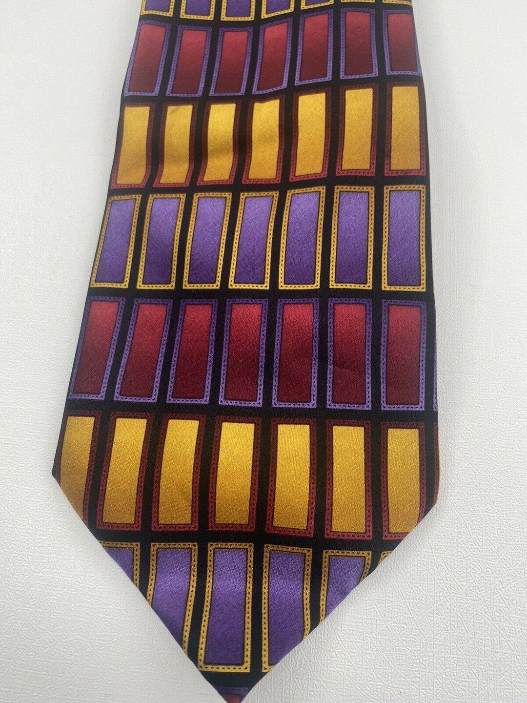 Vintage Cocktail Colors Collection Scotch Silk Colorful Men’s Tie ...