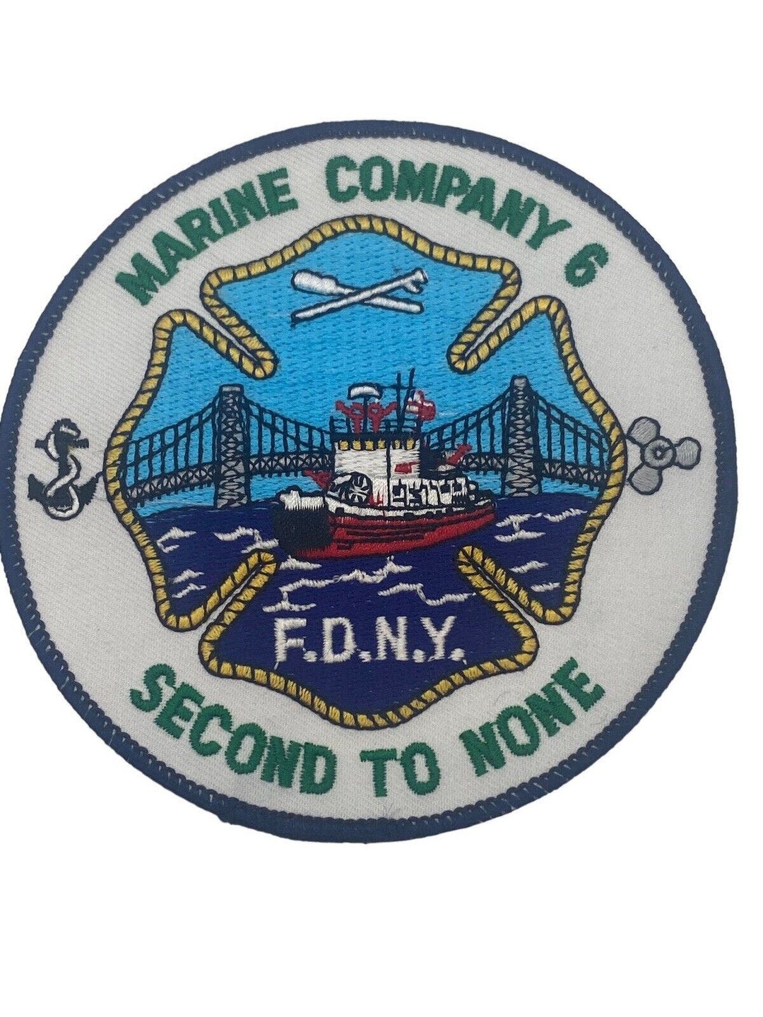 New York Fire Department FDNY Marine Co. 6 Patch Second to None ...