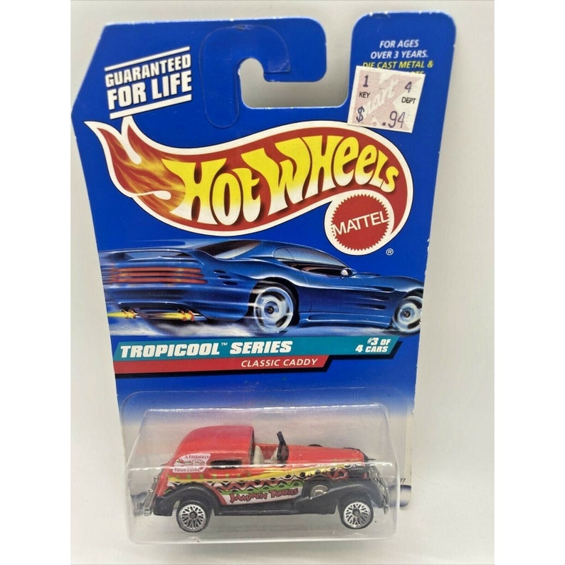 Hot Wheels Tropicool Series Classic Caddy 695 Red Black 3sp - Etsy