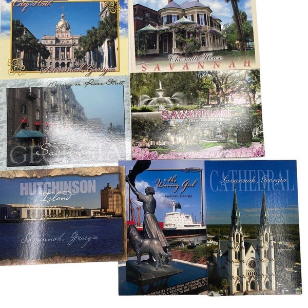 Savannah Ga Postcards - Etsy