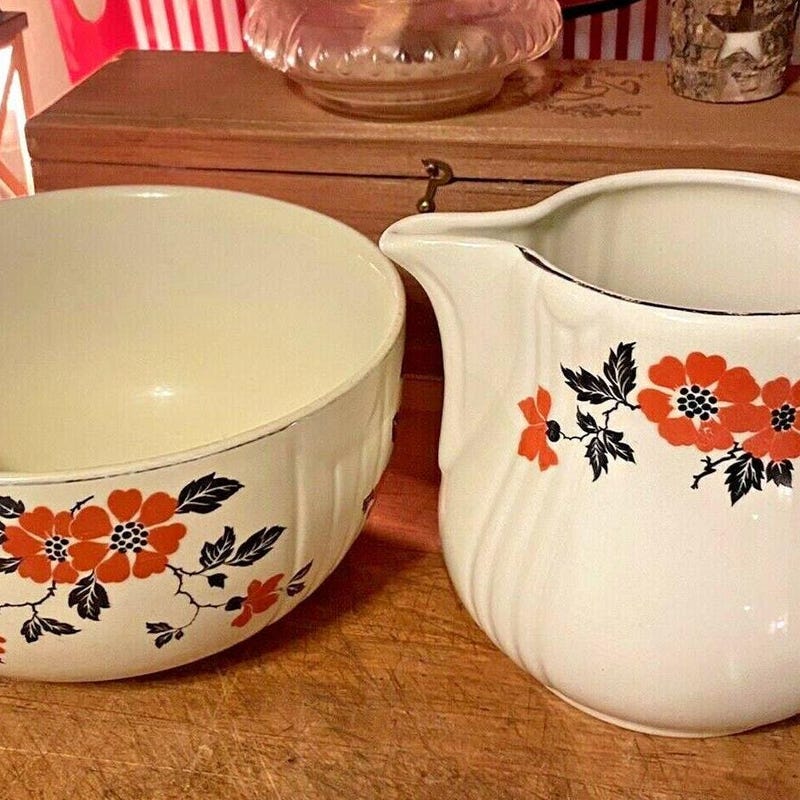 Hall China Red Poppy - Etsy