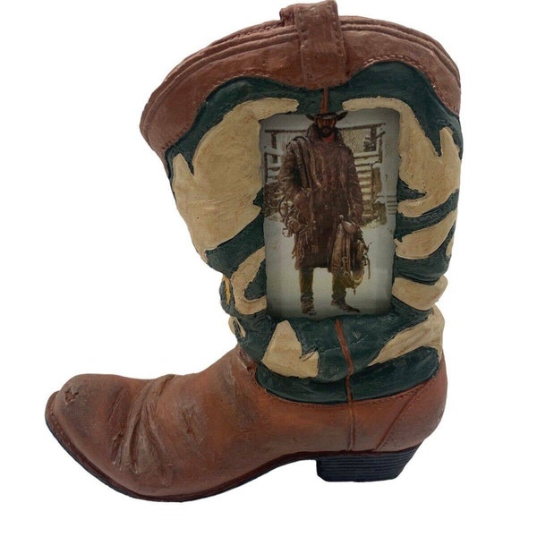 Cowboy Boot Picture Frame - Etsy