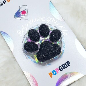 Druzy Holographic Cat/dog Paw Print Popsocket - Etsy