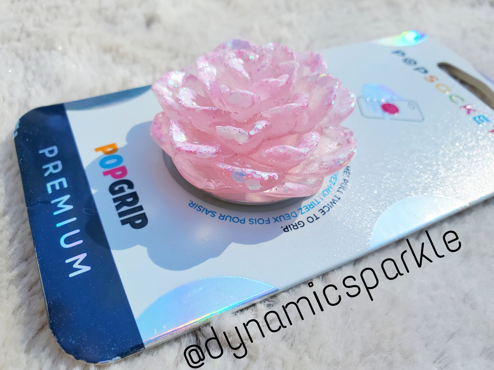 Custom Pink Succulent Flower Inspired Popsocket Phone Grip Stand - Etsy
