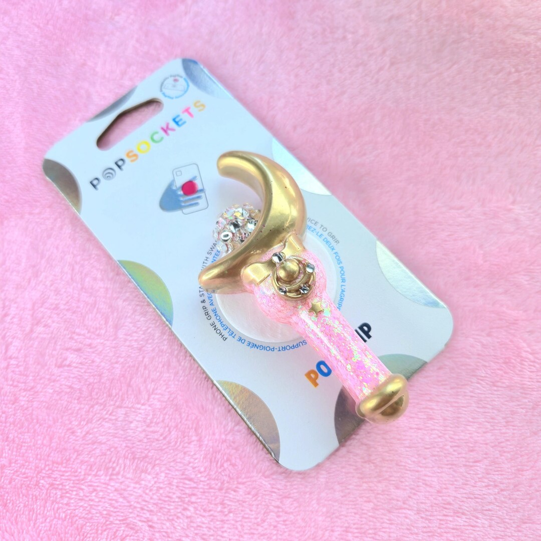 Moon Stick Sailor Moon Weapon Inspired Popsocket Phone Grip - Etsy