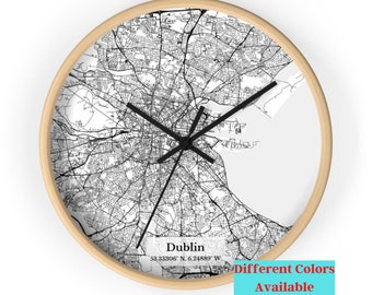 Ireland Map Clock - Etsy