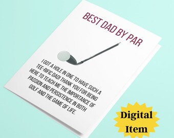 Best Dad by Par Printable - Etsy