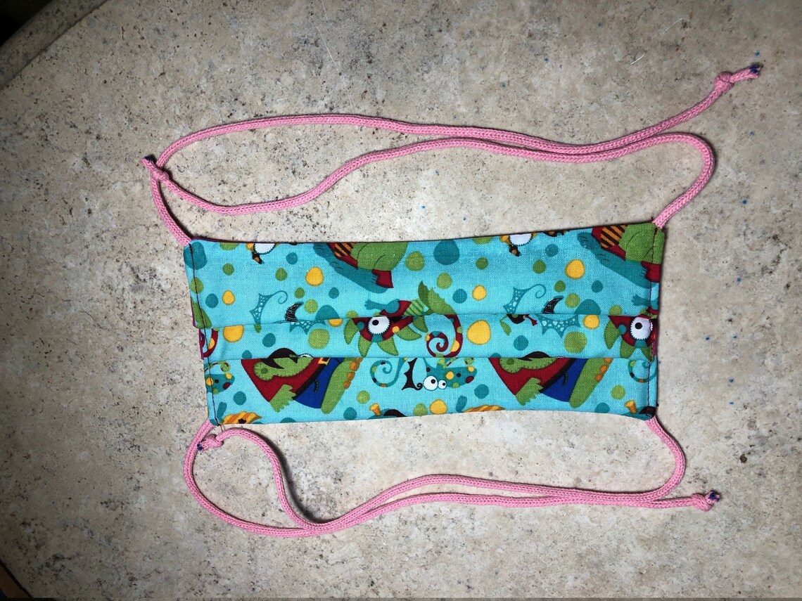 Little Monsters Reusable Face Mask Adult Two-toned | Etsy