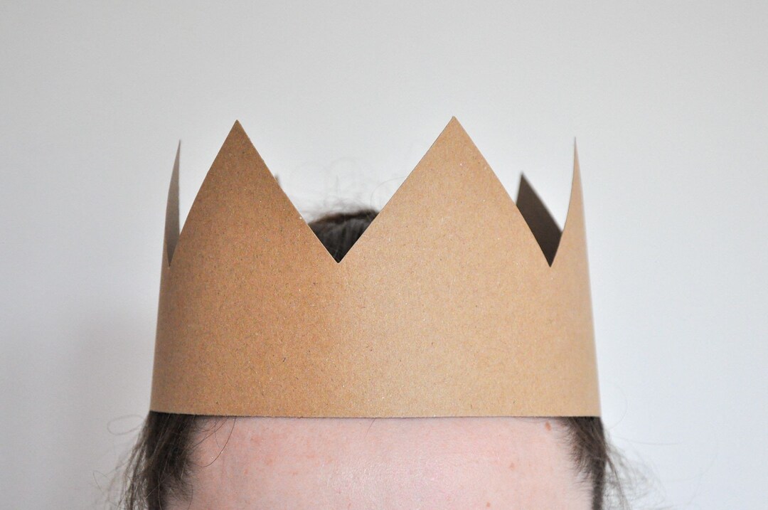 6 Christmas Crowns Tiara - Christmas Crackers - Paper Crown - Card ...